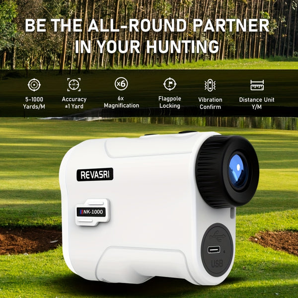 REVASRI Golf Rangefinder with Slope & Pin Lock Vibration - 1000YDS Las – Iets van Alles by Hiertjie