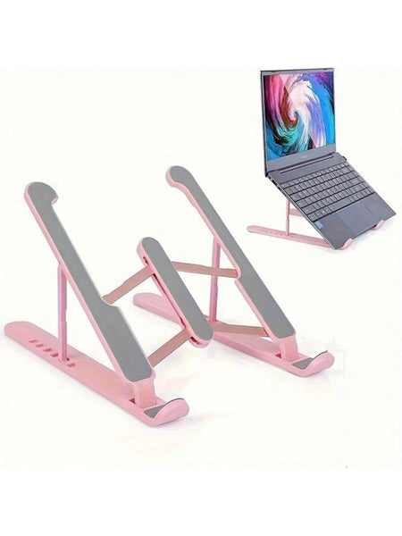 7-Level Adjustable Foldable Laptop Stand, Portable Laptop Cooling Pad ...