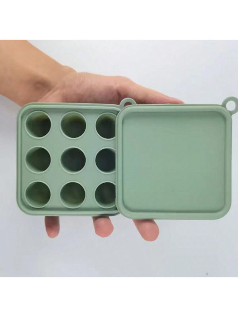 Mini-Baby Ice Cube Tray With Lid For Fruit Feeder, Silicone Teething A ...