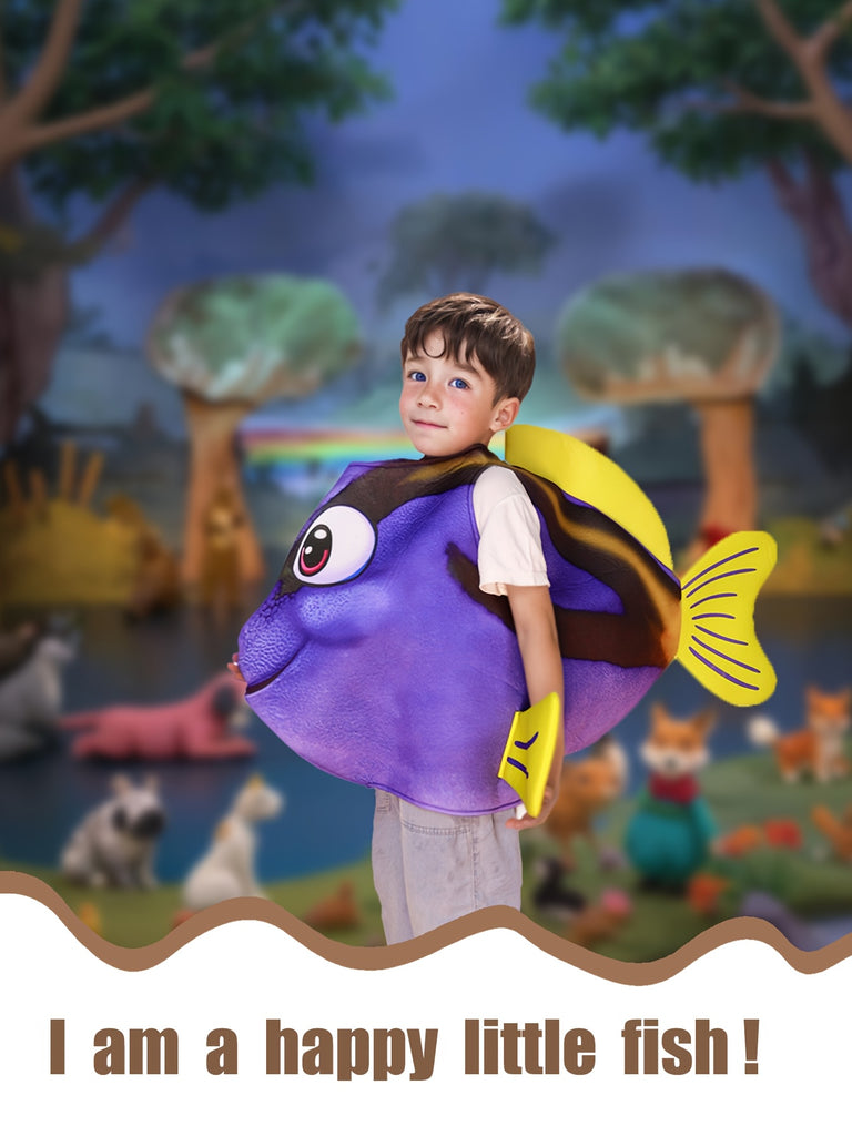Fun Ocean Fish And Sponge Costumes for Children, Suitable for Both Boy ...