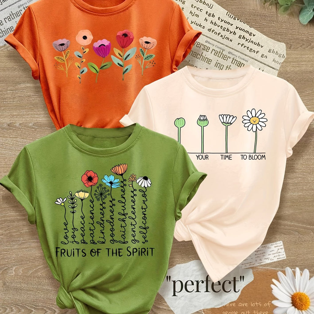 A Set of Three Matching Outfits for Sisters Featuring a Simple And Cle ...